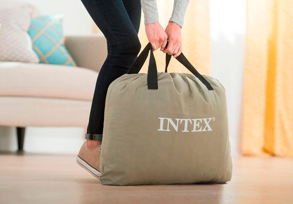 Купить надувную кровать для сна Intex с доставкой по низким ценам